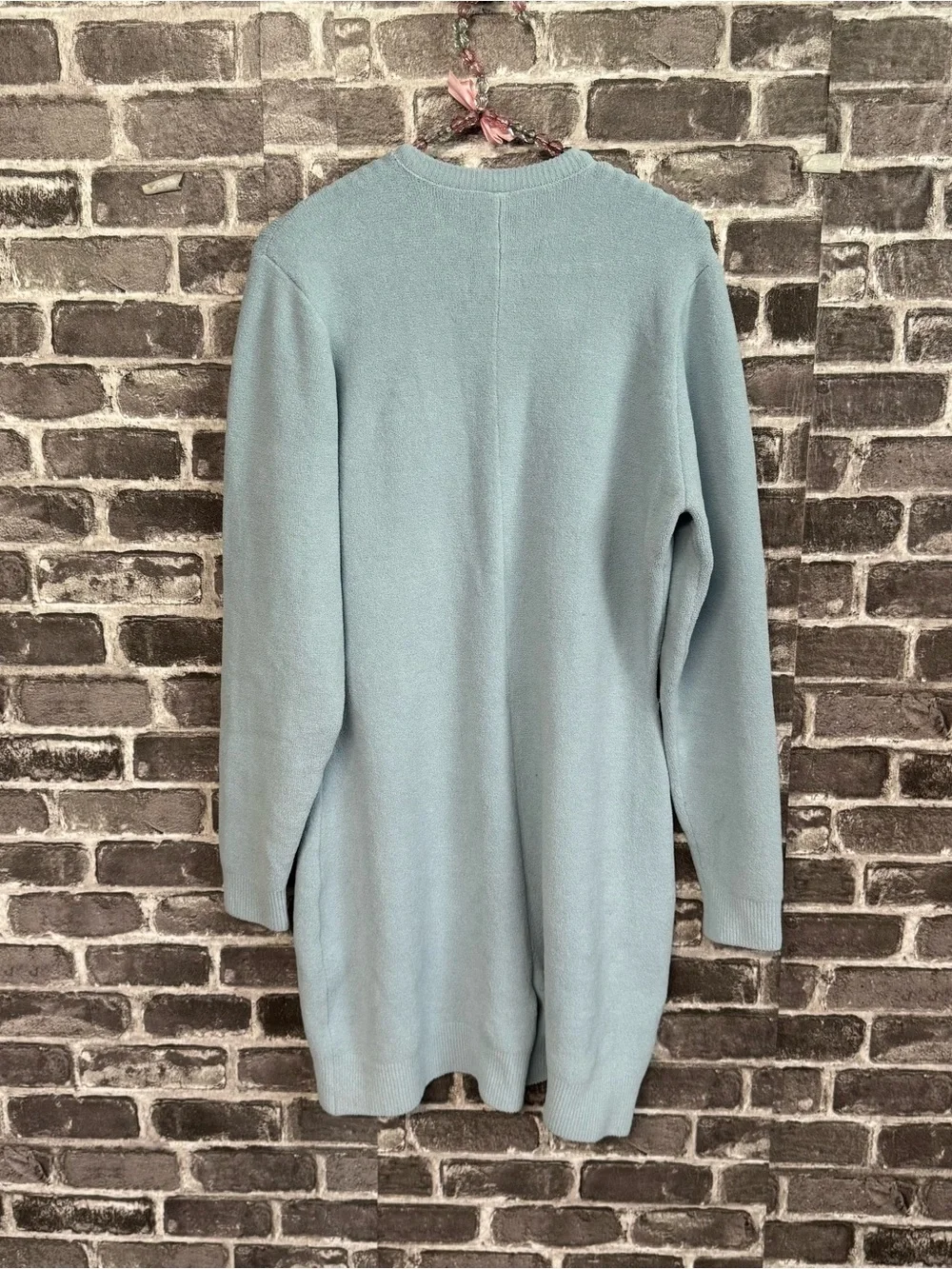 SKIMS | Pants & Jumpsuits | Skims Longe Romper Light Blue Zip Front ...
